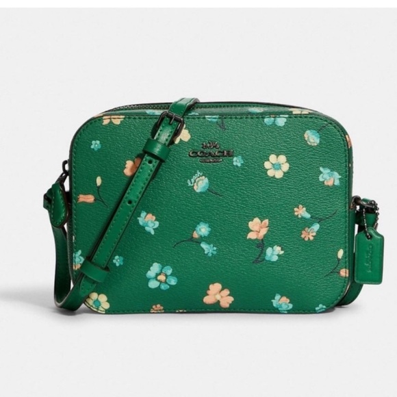 Coach | Bags | Coach Mini Camera Bag With Mystical Floral Print Green ...